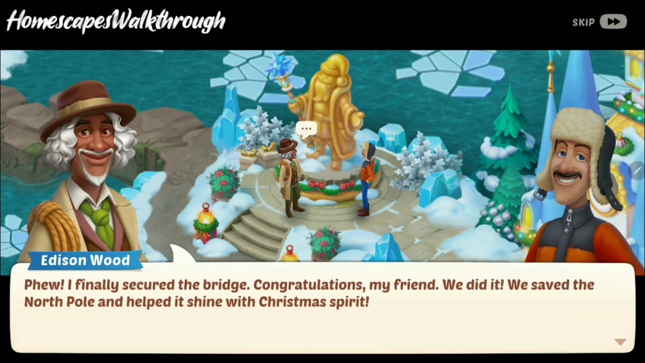 Winter Adventure Homescapes Complete Walkthrough - YouTube