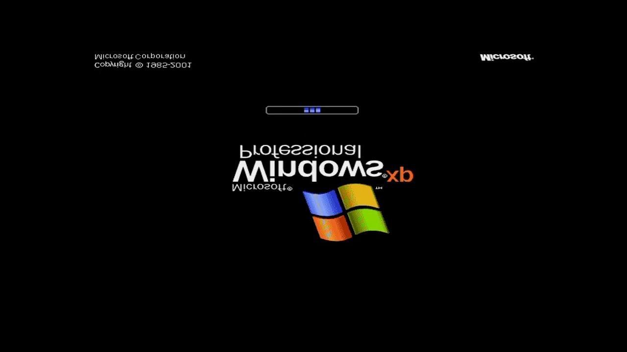 seizure warning windows xp has a virus - YouTube