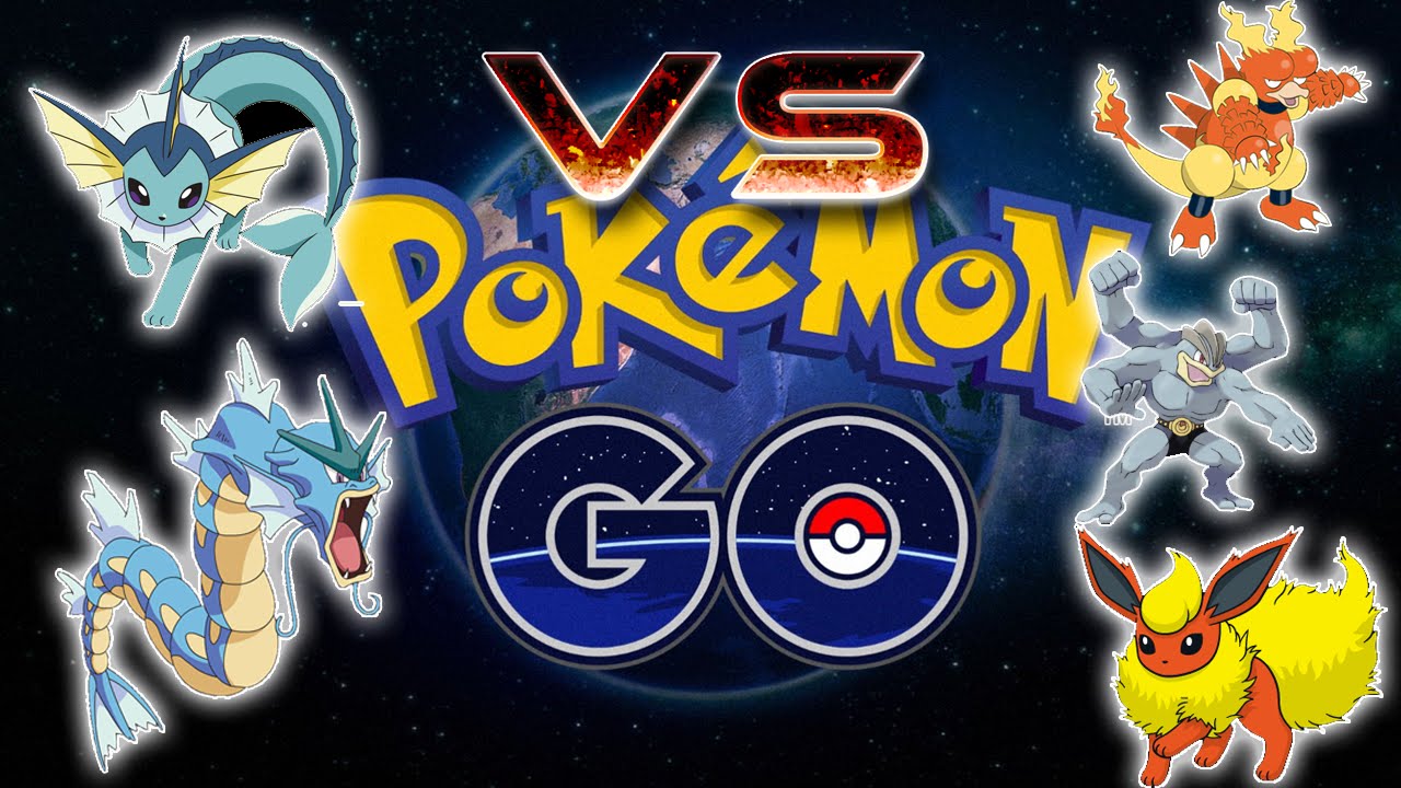 Pokemon GO Duelos 14 Vaporeon y Gyrados Vs Magmar, Machamp y Flareon ...