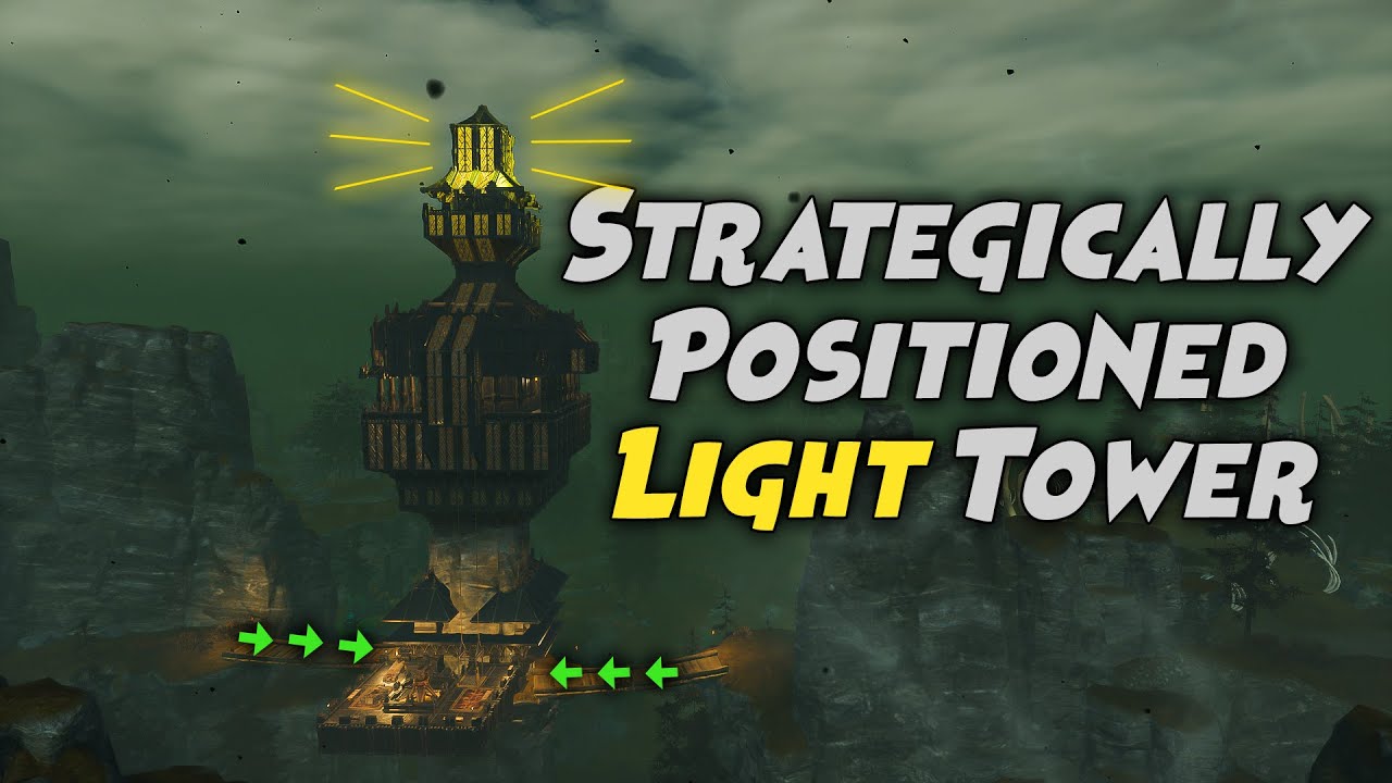 Strategically Positioned Light Tower | CONAN EXILES - YouTube