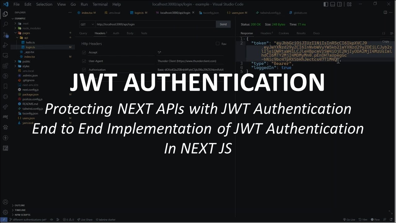 Protecting Next Apis With Jwt Authentication Jwt Session Expiration 7151