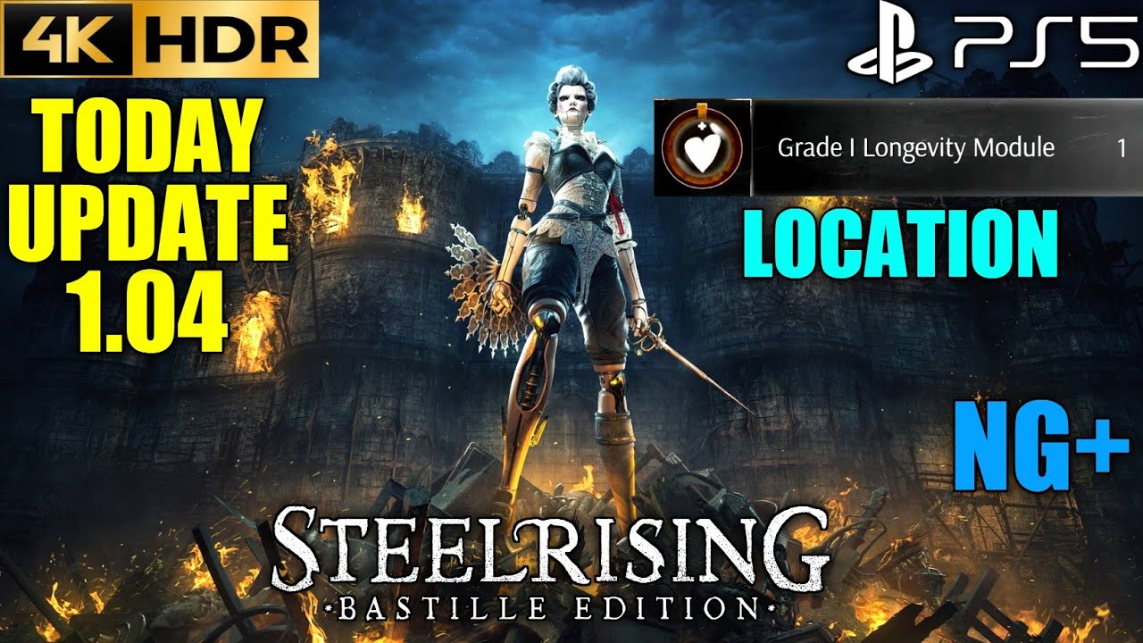 STEELRISING Update 1.04 Patch PS5 | STEELRISING NG+ Grade 1 Longevity ...