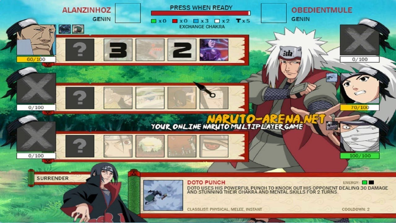 NARUTO ARENA - MAIS MISSÕES - YouTube