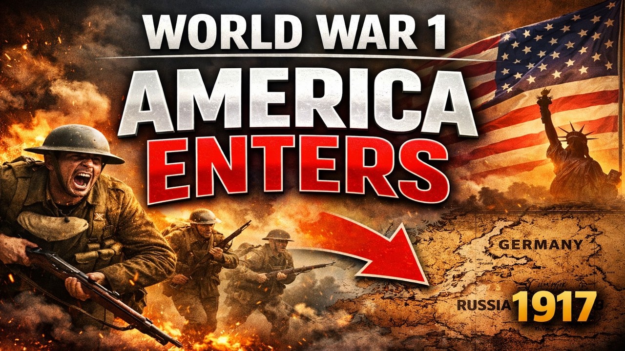 World War One | America Enters the War - military history - YouTube