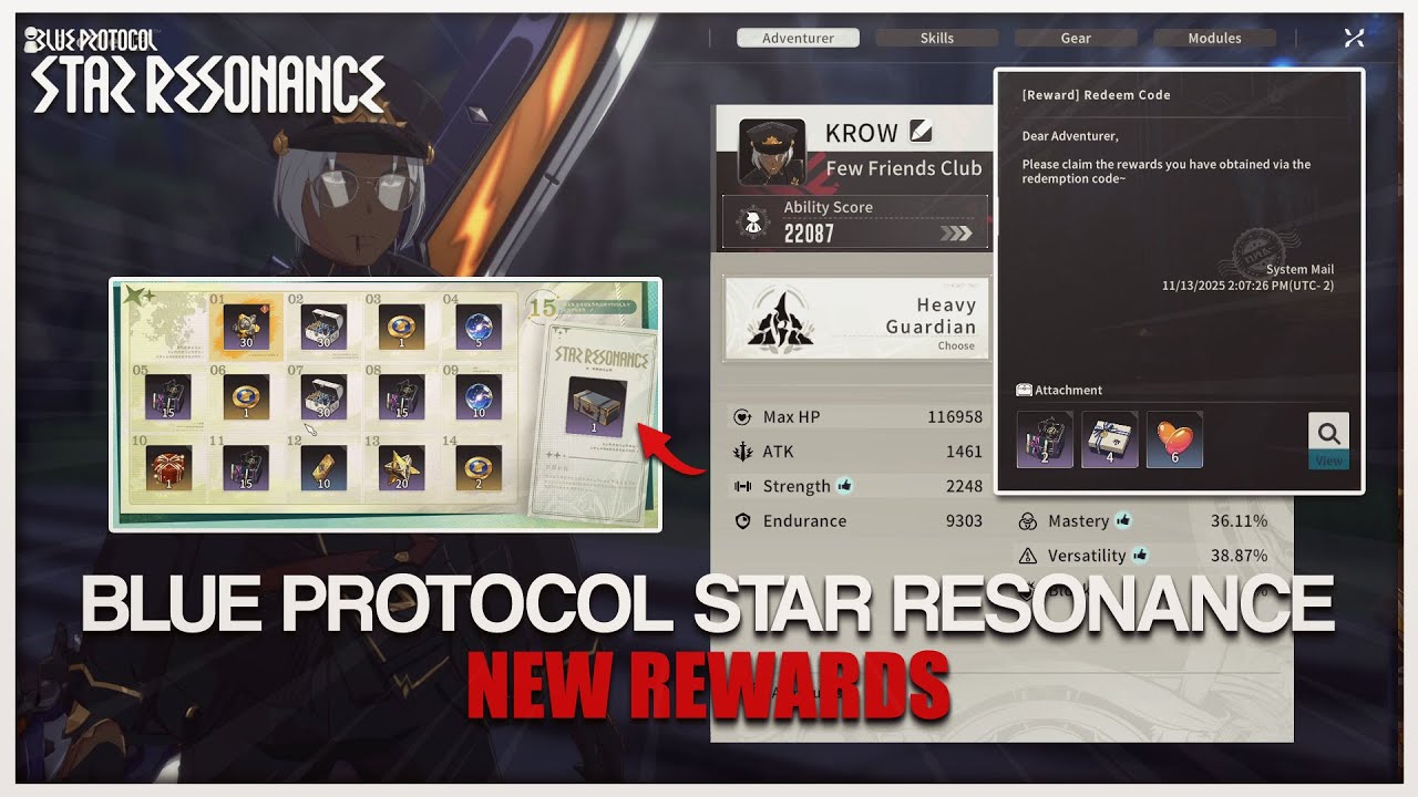 Blue Protocol Star Resonance: New Event, Weapon Skin, & Redeem Code ...