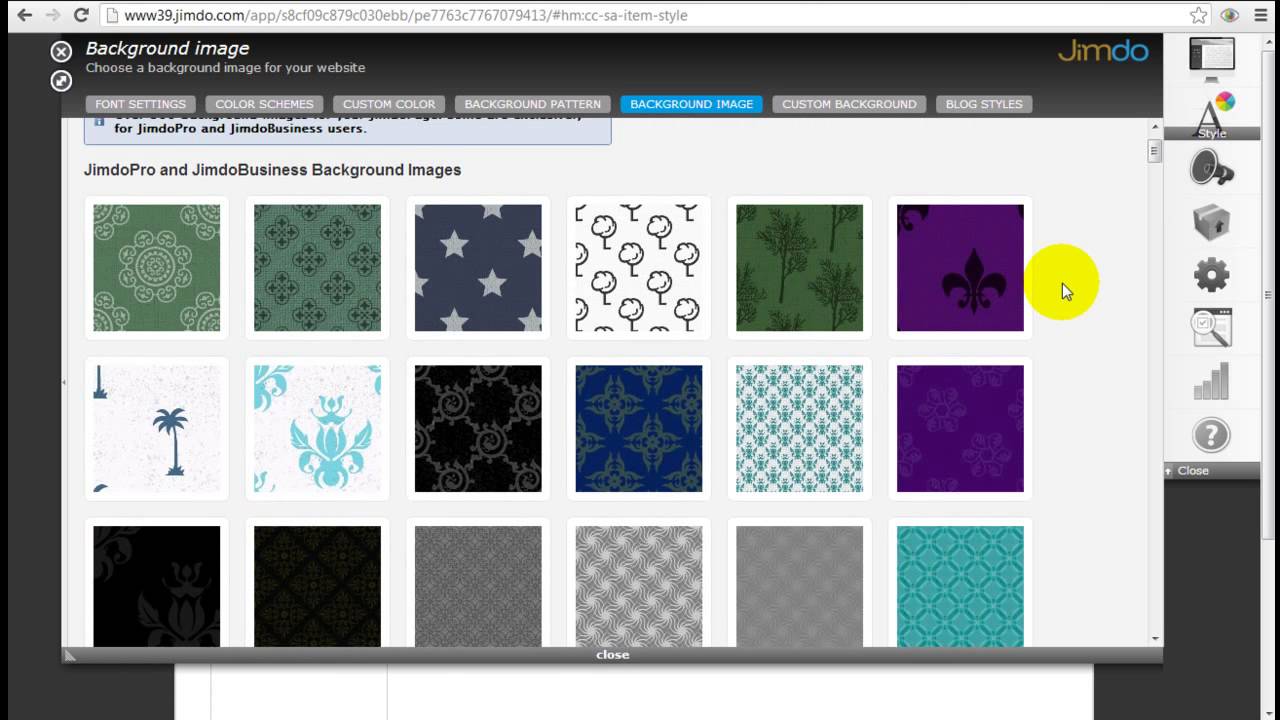 How to Edit Jimdo's Color Scheme and Background Images (by www ...