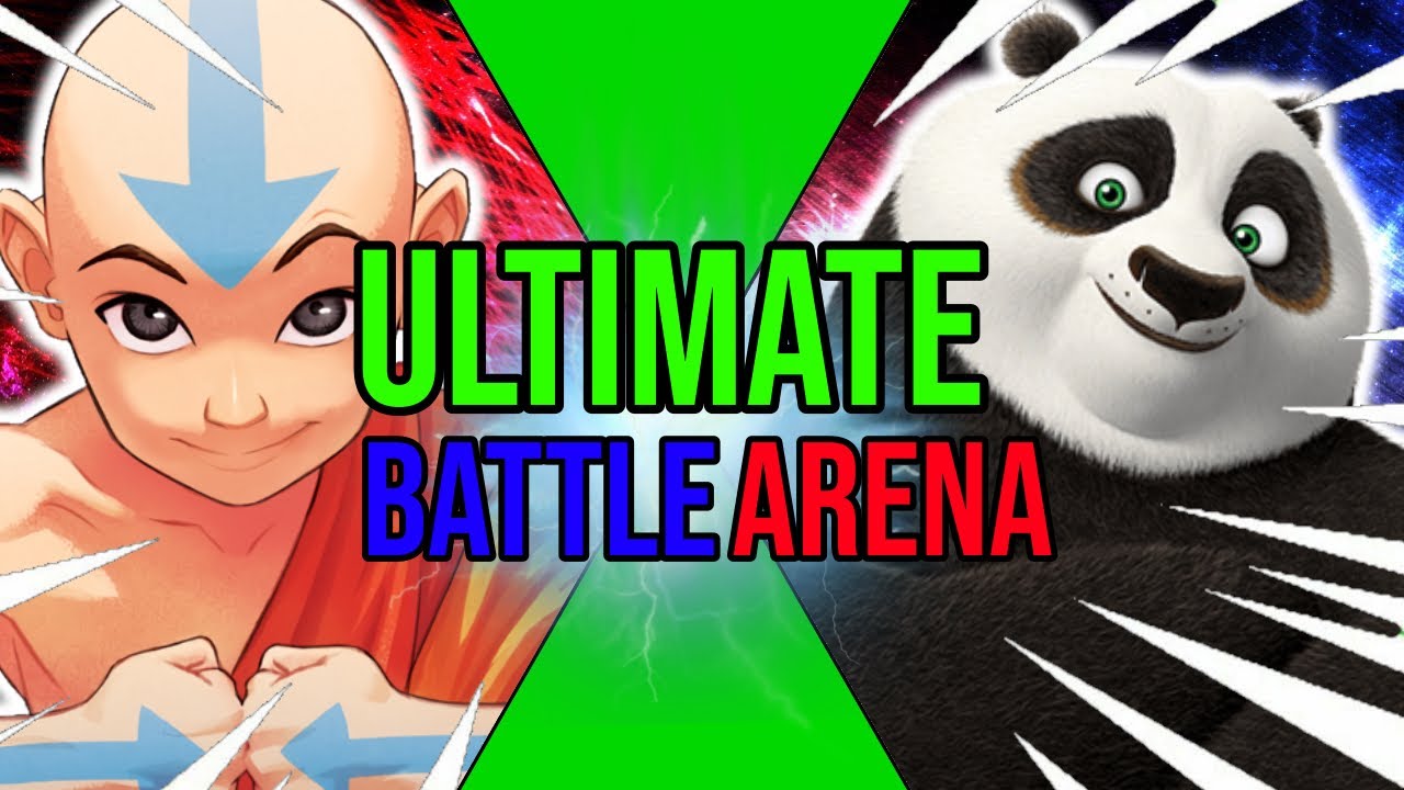 Po vs aang (Kung fu panda vs avatar) ultimate battle arena - YouTube