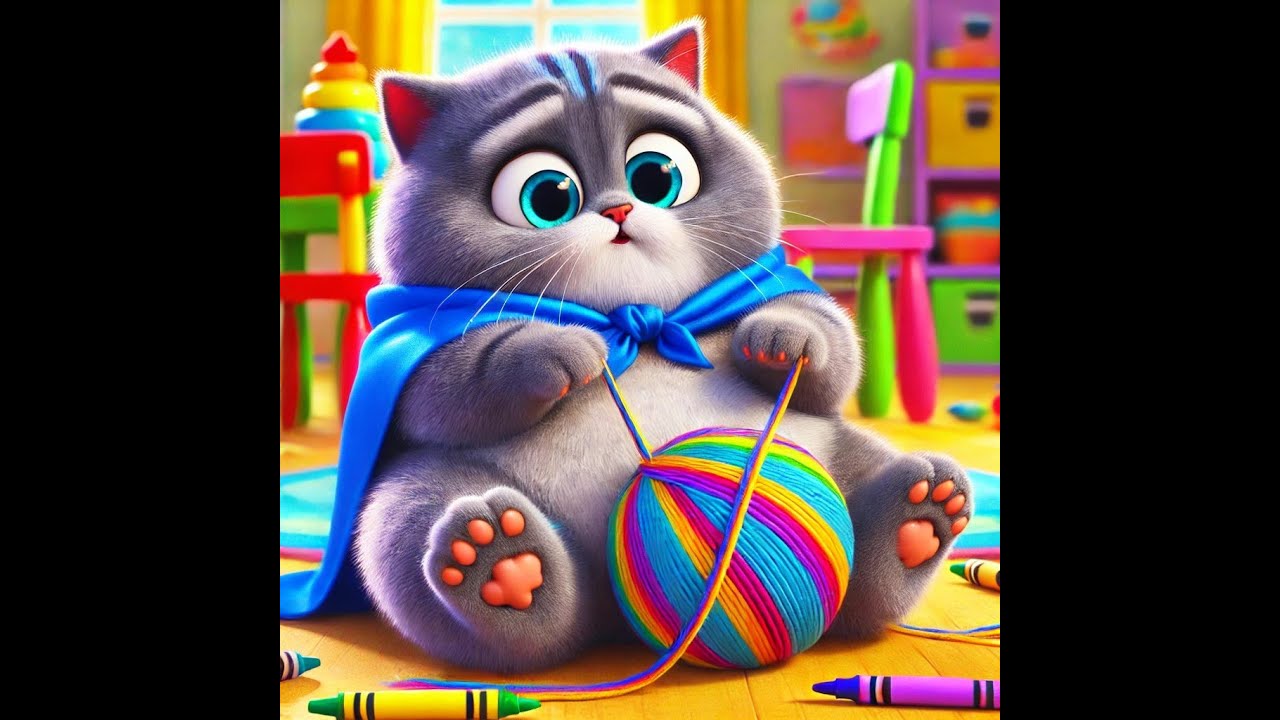 Super Bruno: The Clumsy Superhero Cat! - YouTube
