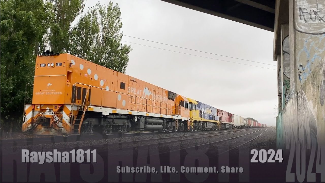 Long End Leading 7AM5 - NR31-NR82-NR109 (Freighter) Gheringhap - Australian Trains by Raysha1811 ...