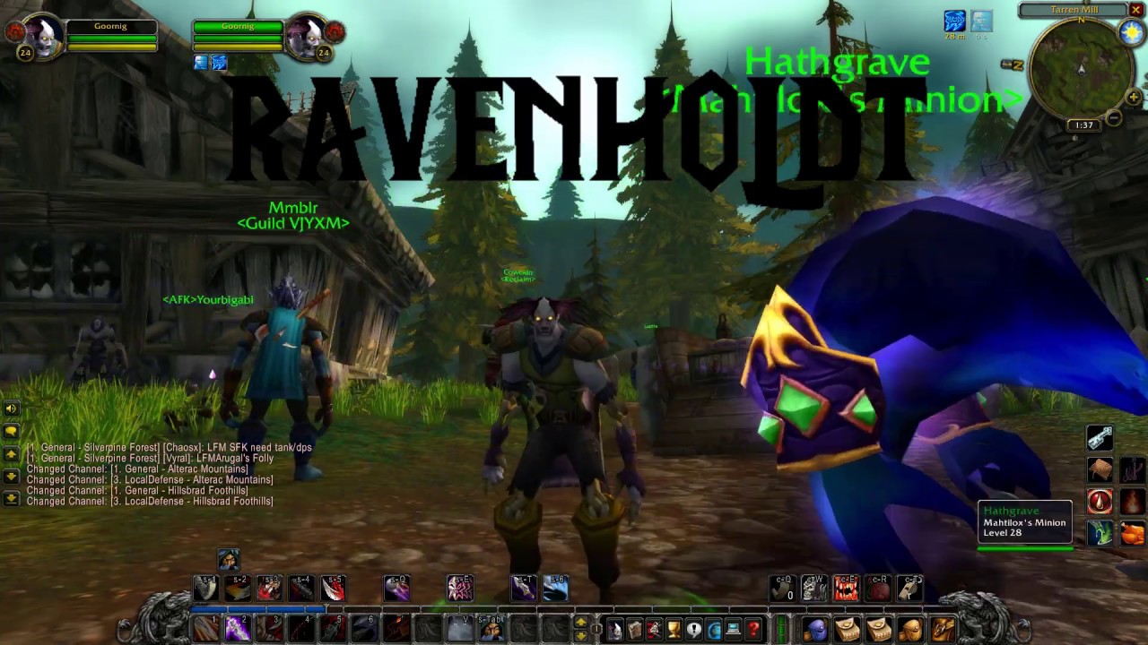 How to get to Ravenholdt Manor - WoW Classic - YouTube