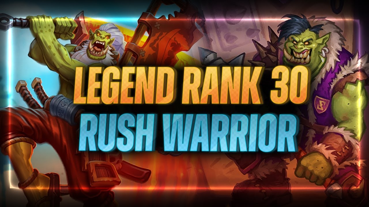 [Hearthstone Rush Warrior] Rank 30 Legend Rush Warrior - Forged in the ...