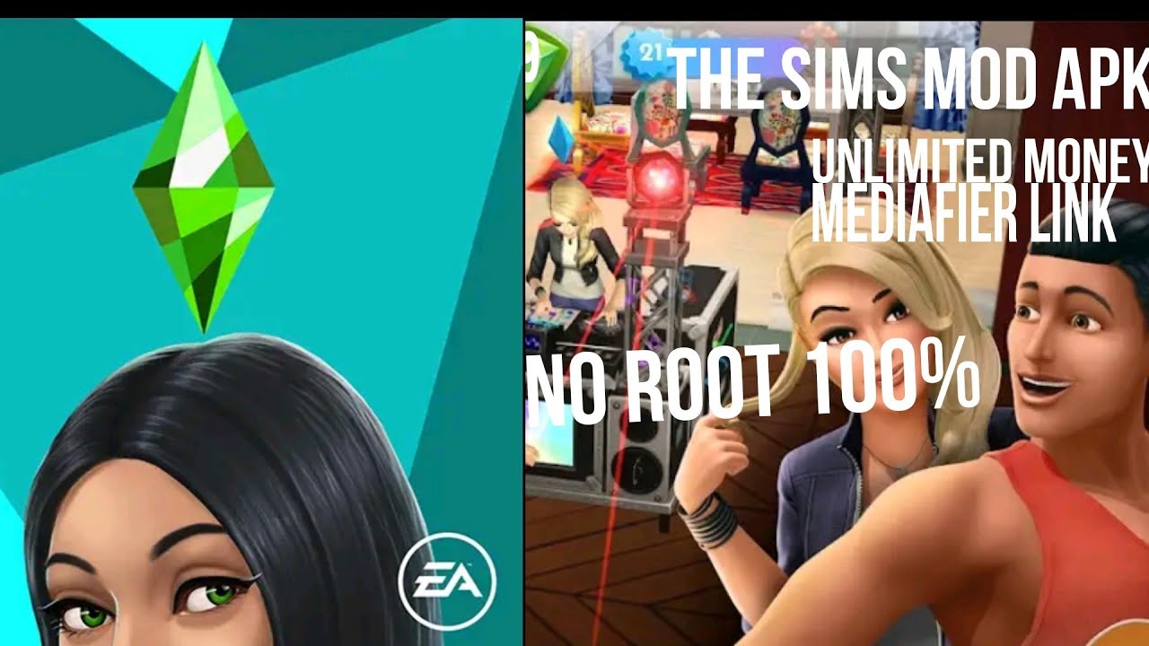 THE SIM MOD APK UNLIMITED MONEY MEDIAFIER LINK - YouTube