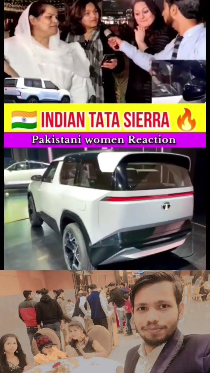 Pakistan Woman Reaction Tata Car Pakistan Media Youtube