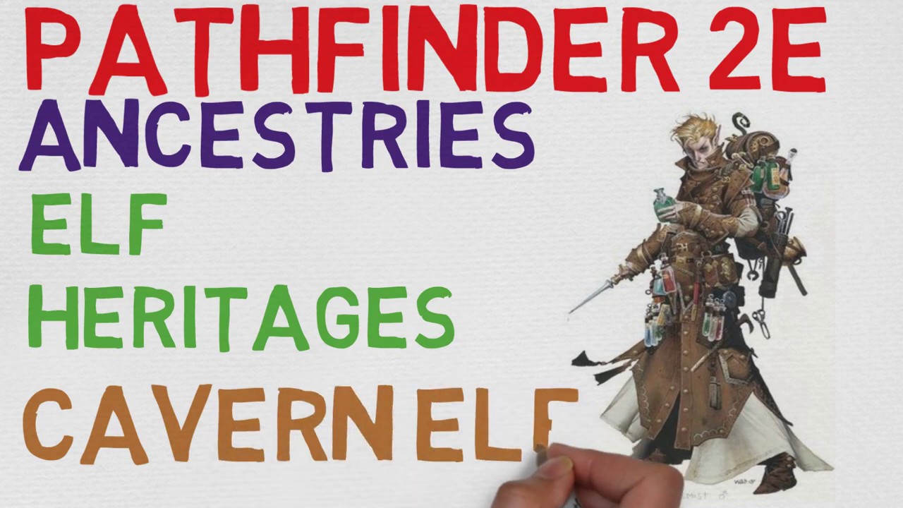 Elf Heritages: Cavern Elf (Pathfinder 2E Races) - YouTube
