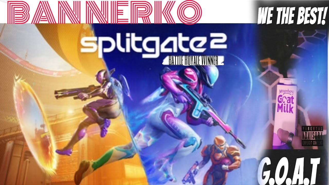 Splitgate 2 -FIRST BATTLE ROYAL ROUND -FIRST WIN! - YouTube