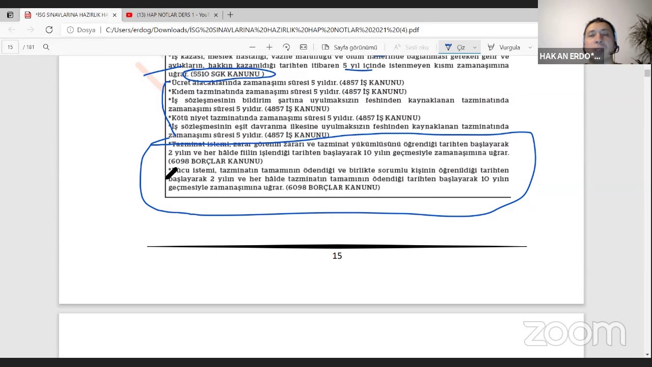 HAP NOTLAR DERS 1 - YouTube