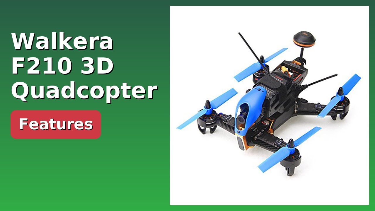 REVIEW (2025): Walkera F210 3D Quadcopter. Features. - YouTube