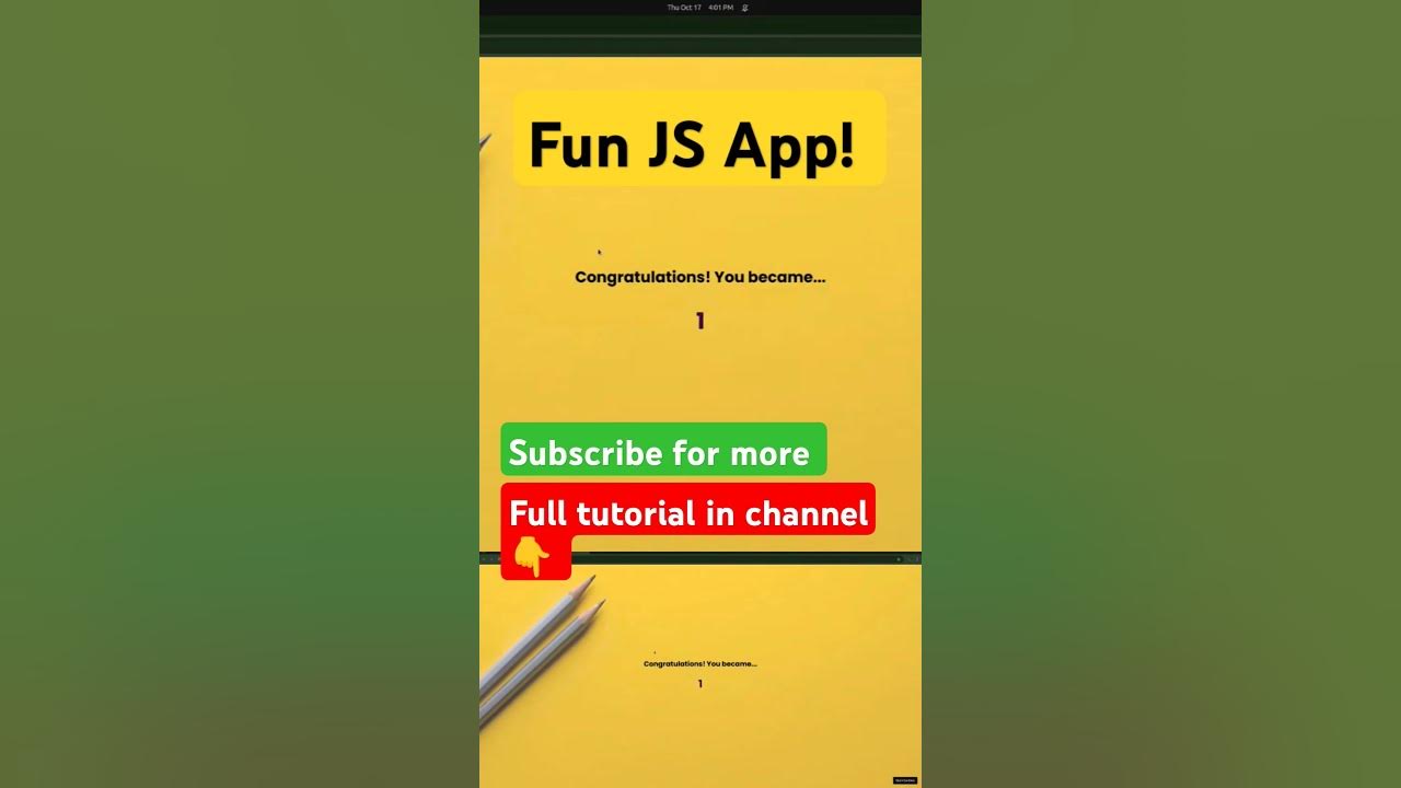 Fun Javascript Project For Beginners Coding Htmlcss Htmlcssjavascript Javascript Project