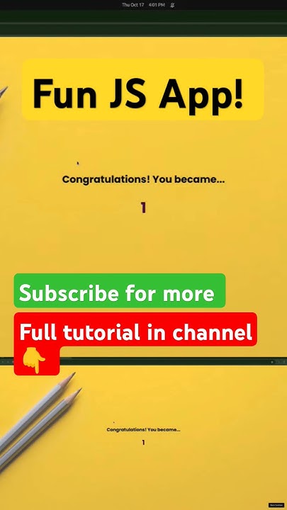 Fun Javascript Project For Beginners Coding Htmlcss Htmlcssjavascript Javascript Project