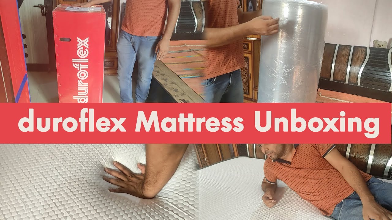 Duroflex LiveIn Pressure Relieving Memory Foam Mattress | Unboxing ...