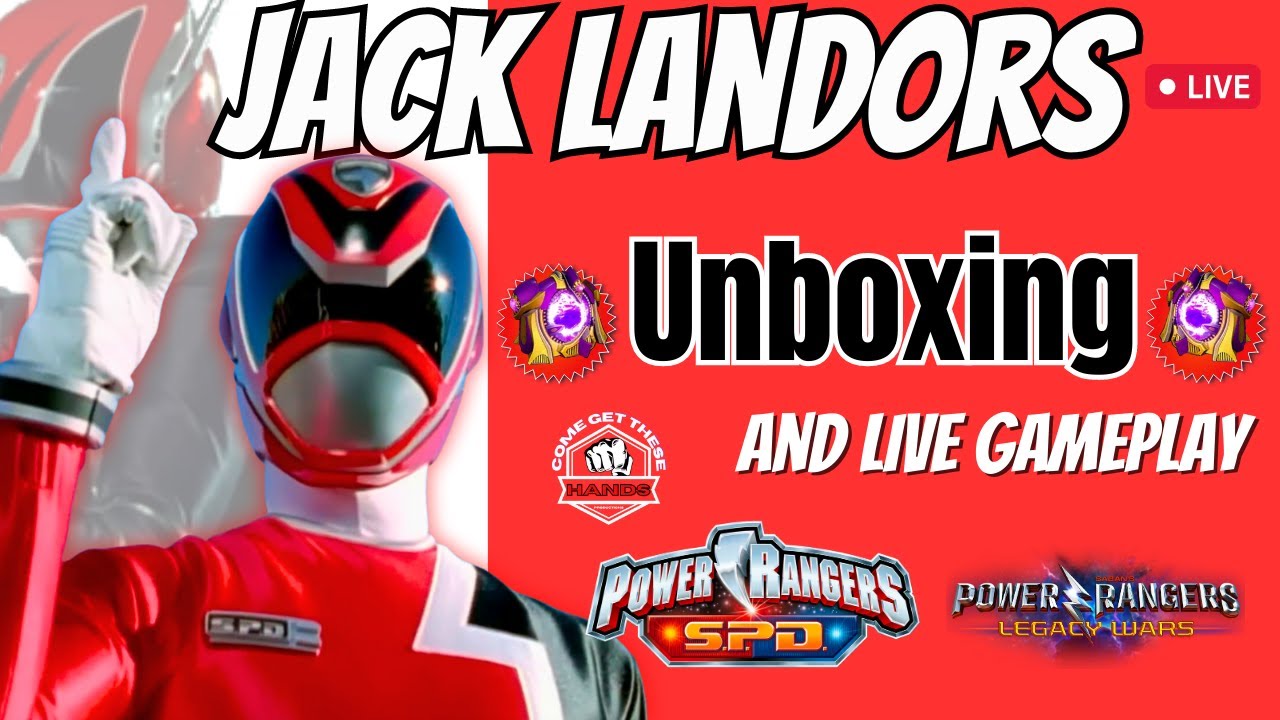 Power Rangers Legacy Wars ⚡️ | SPD Red Ranger Jack Landors Unboxing and ...