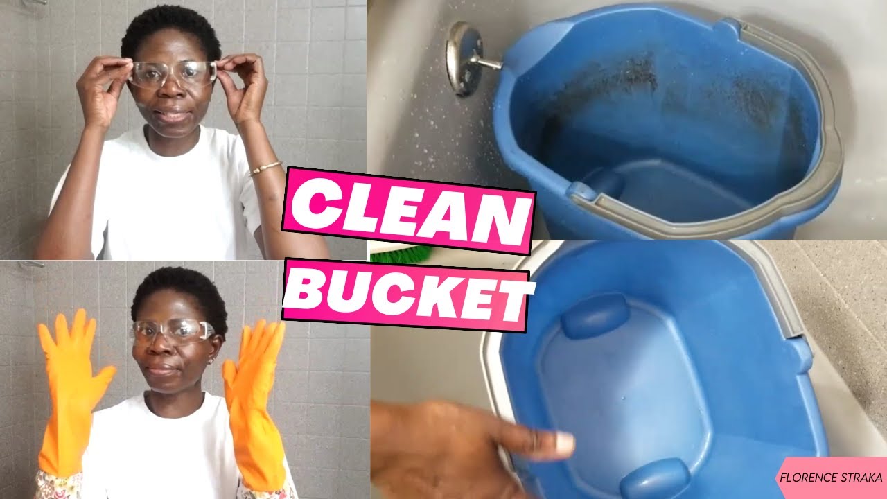 How To Clean And Remove Stain | Bucket Cleaning | DIY Cleaner - YouTube