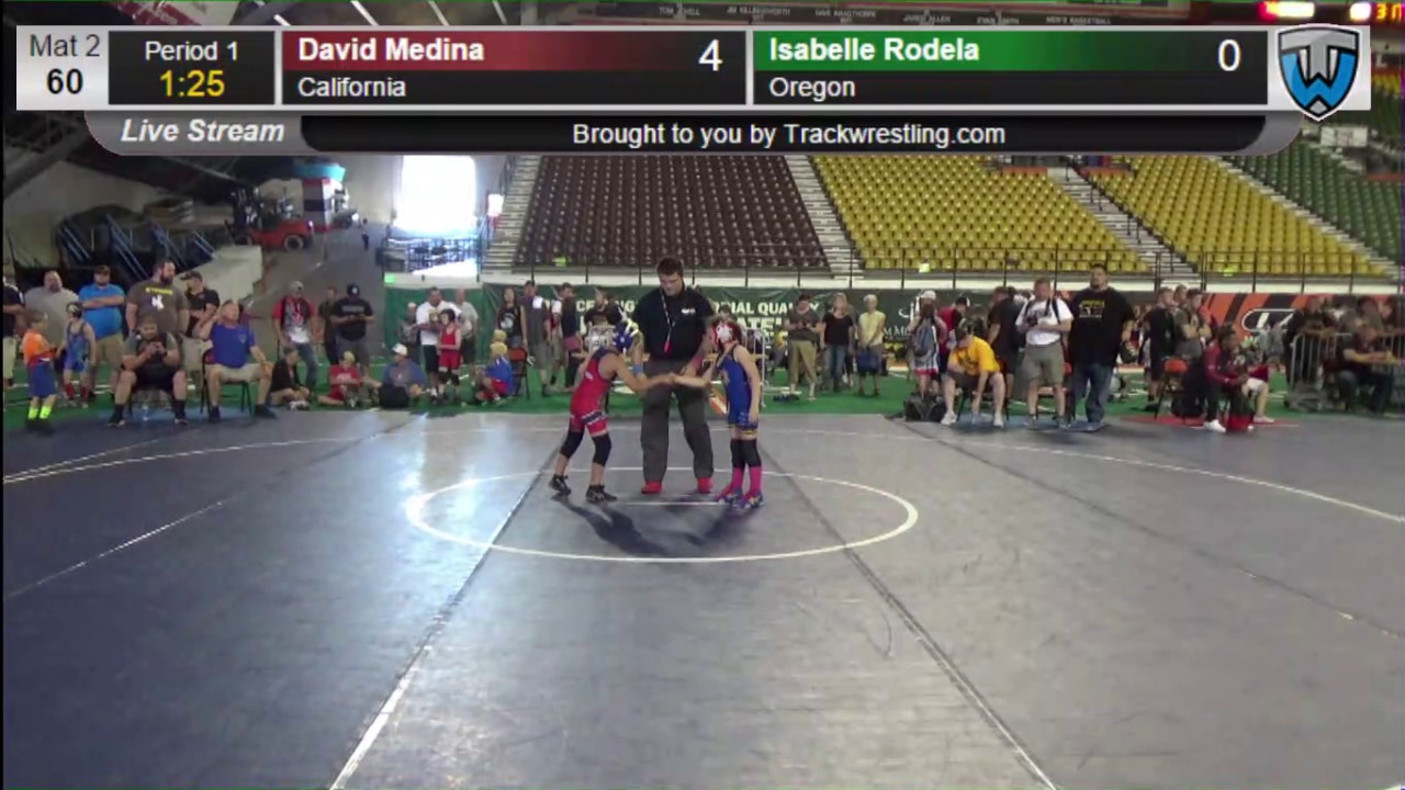 1086 Bantam 60 David Medina California vs Isabelle Rodela Oregon ...