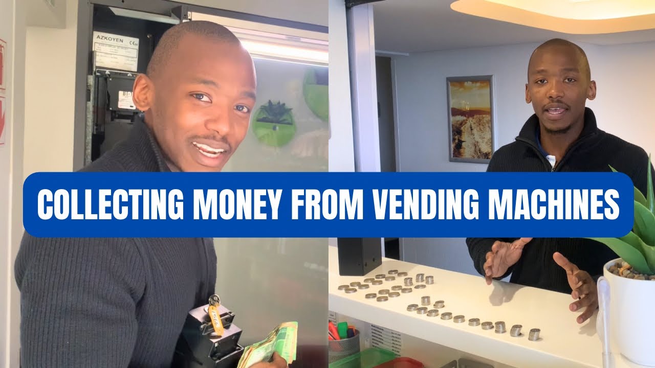 Collecting Money from 2 Vending Machines - YouTube