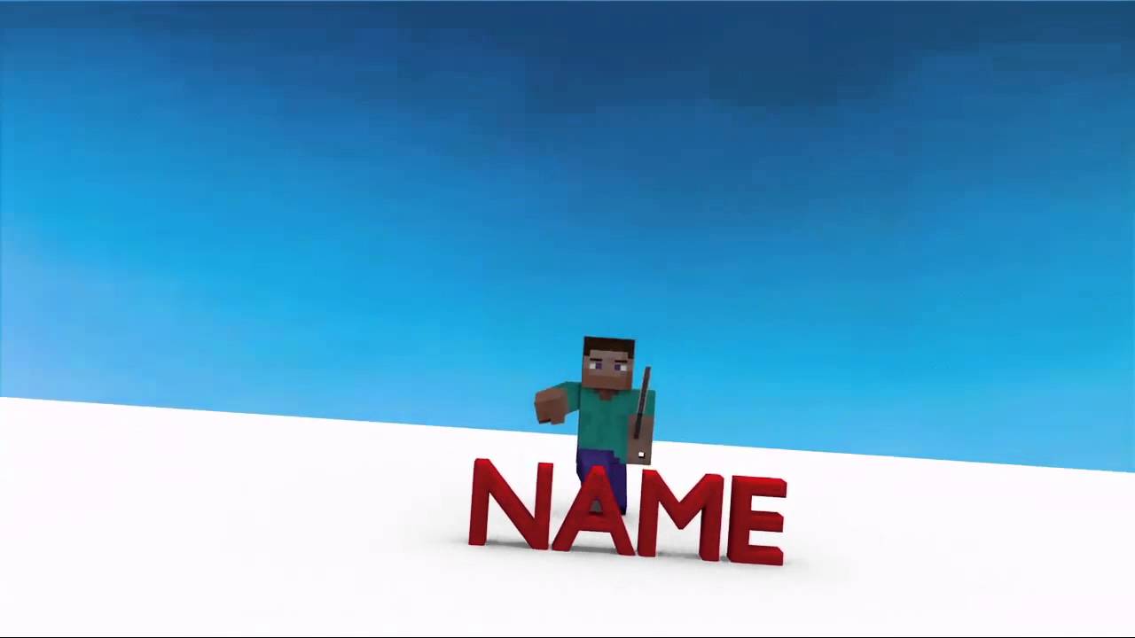 Free Ultimate Minecraft Blender Intro Template - YouTube