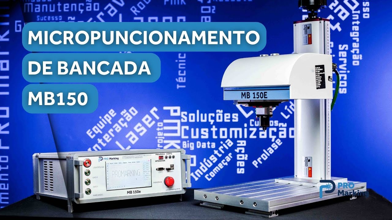 Gravadora por micropuncionamento de bancada MB150 - YouTube