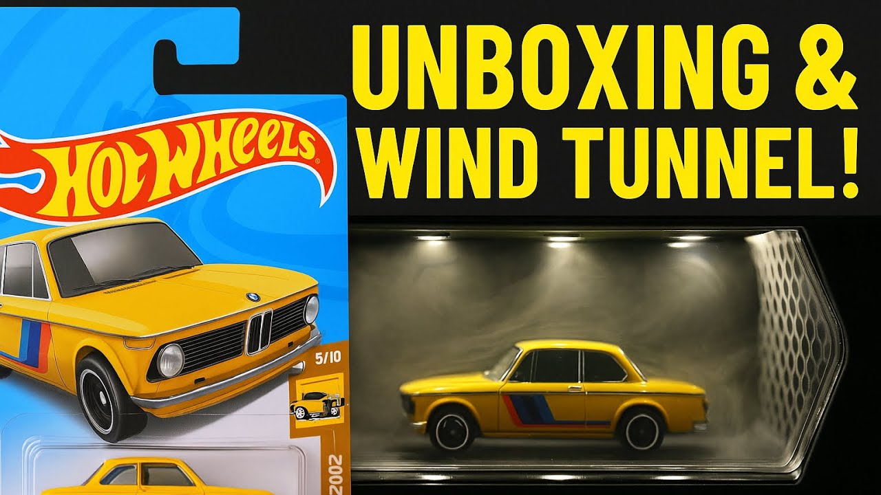 Unboxing the Iconic BMW 2002 Hot Wheels – Wind Tunnel Test Included ...