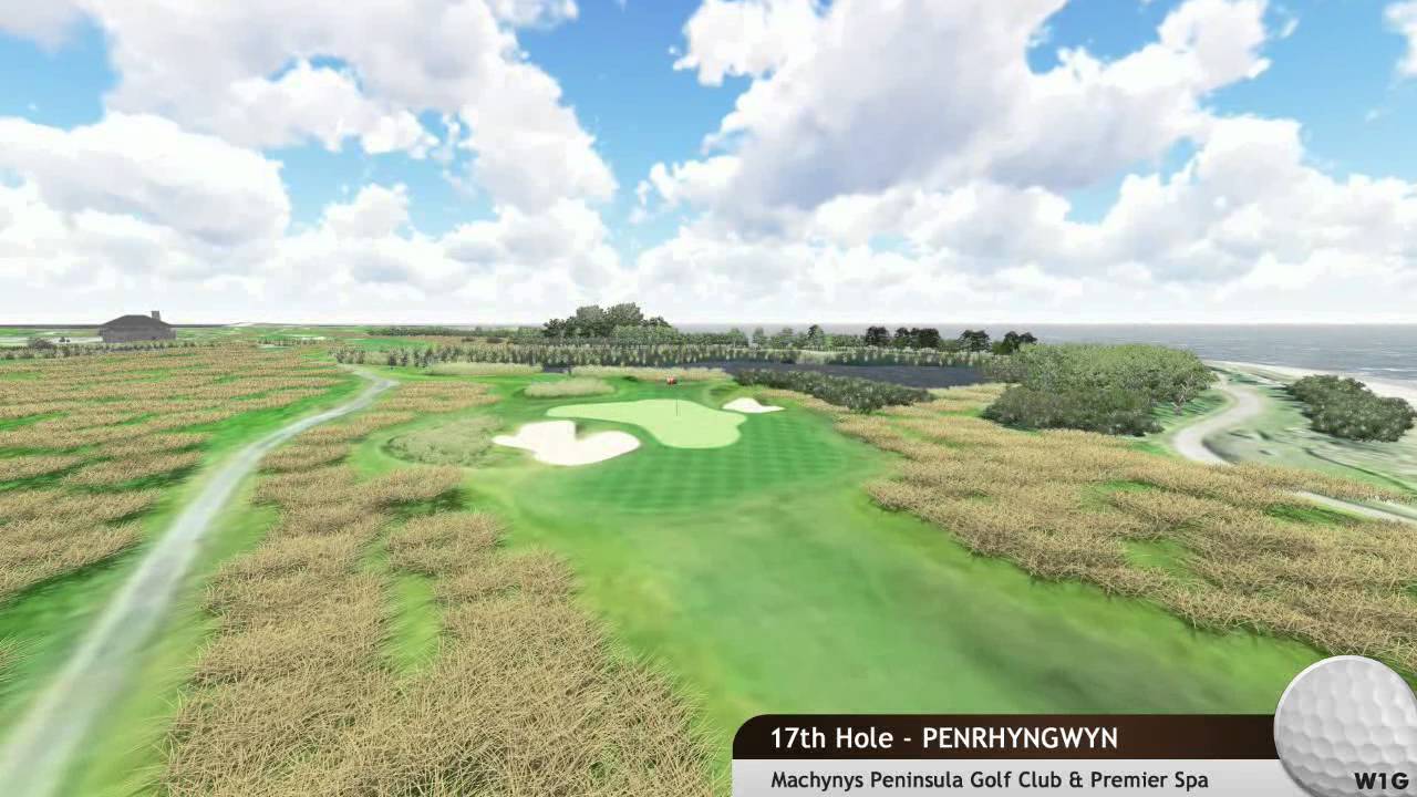 Machynys Peninsula Golf Club - Hole 17 - YouTube