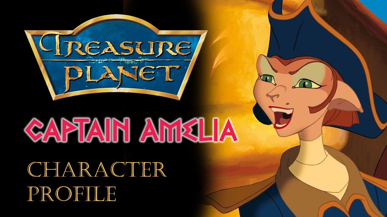 Captain Amelia from Treasure Planet Character Profile - YouTube