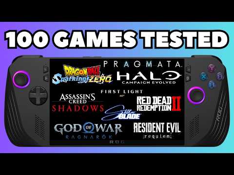 ROG ALLY X Performance / Gameplay 100 GAMES TESTED! MUST PLAYED!!!