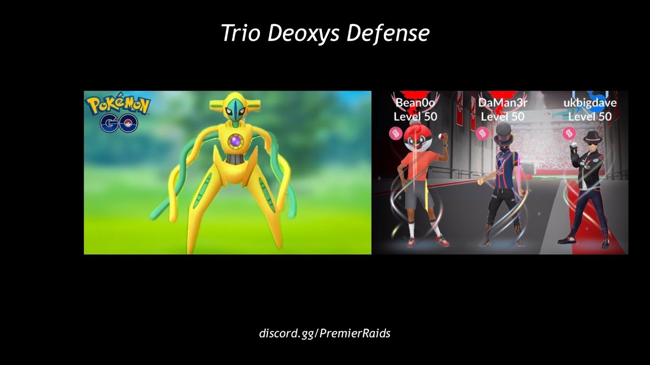 Trio of Deoxys Defense - YouTube