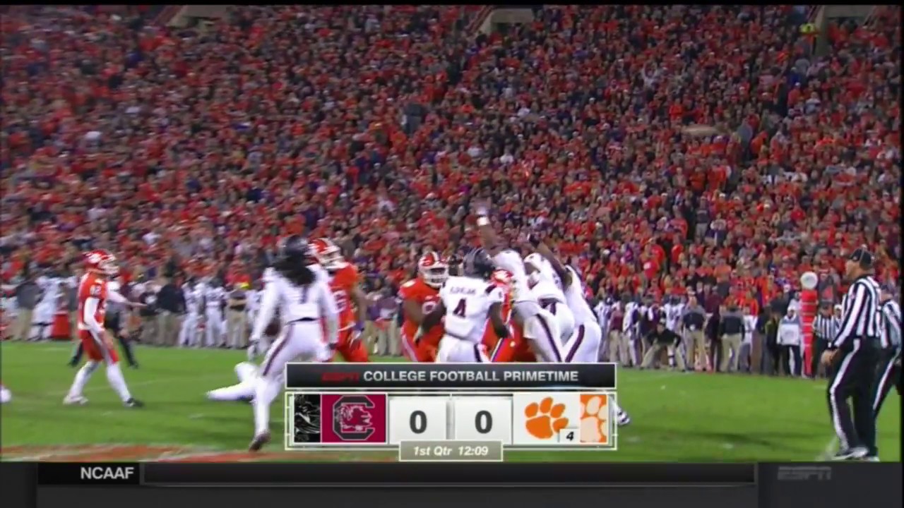 2016 USC vs Clemson - Ulric Jones Blocked Field Goal - YouTube