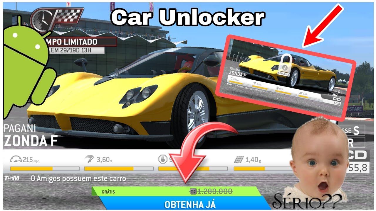 REAL RACING 3 | Script Car Unlocker - v 12.6 - GAME GUARDIAN NO ROOT ...