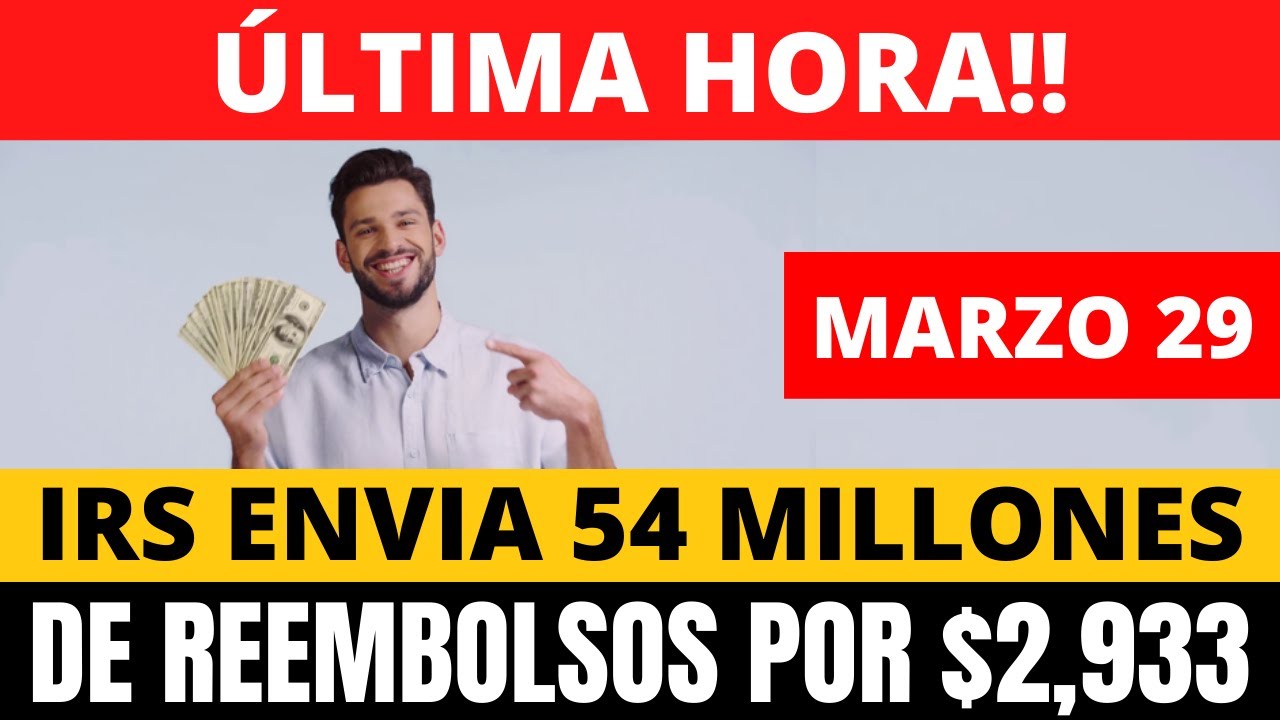 IRS envía 54 Millones de Reembolsos por $2,933, Marzo 29 | Howard ...
