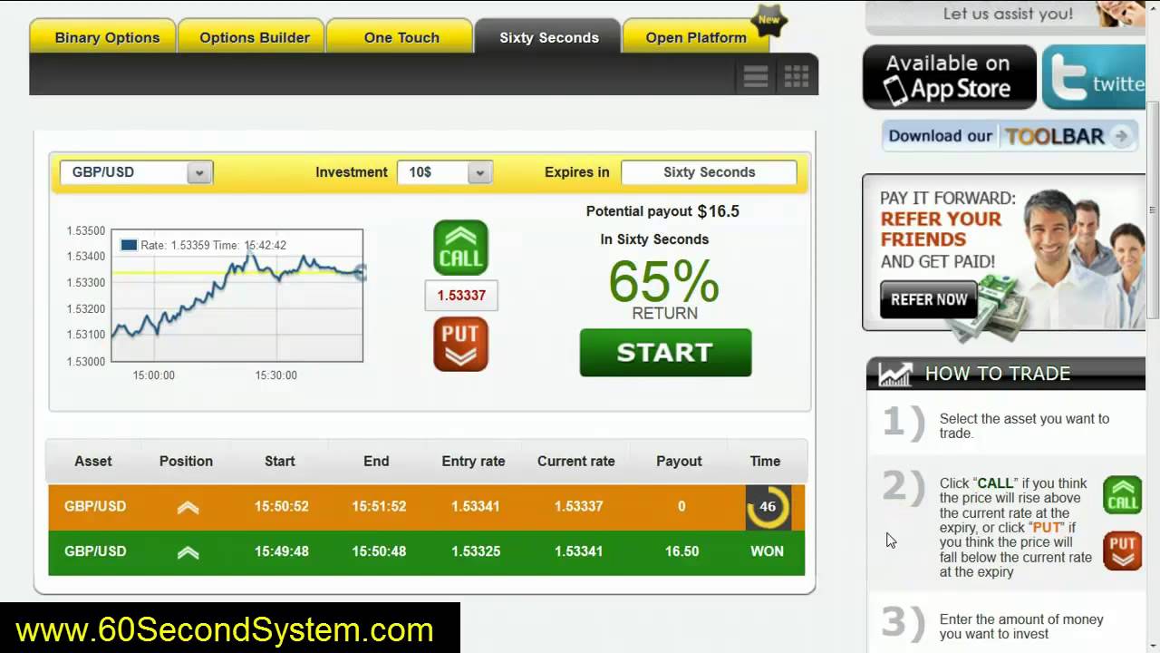 Binary Option Free - Free Binary Options Trading System - YouTube