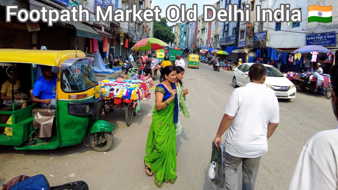 Azad Market, Old Delhi India 🇮🇳, Walking tour, walking in India, Delhi ...