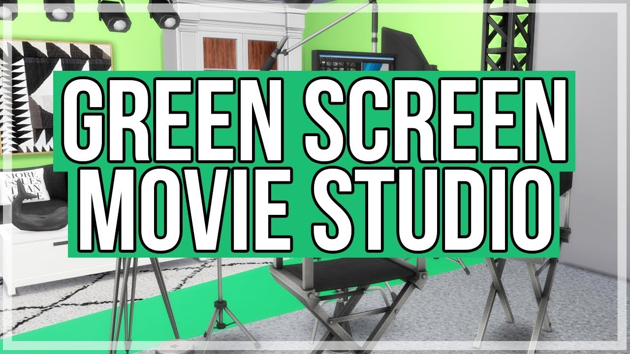 The Sims 4: Room Build || Green Screen Movie Studio - YouTube