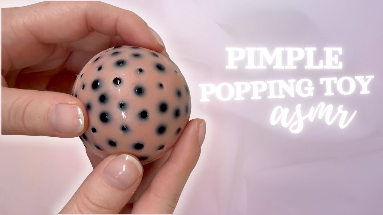 Satisfying Pimple Popping Toy ASMR | Water Bead Picky Pad Orb | Simulated Pimple Pops - YouTube