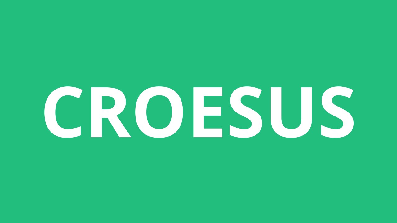 How To Pronounce Croesus - Pronunciation Academy - YouTube
