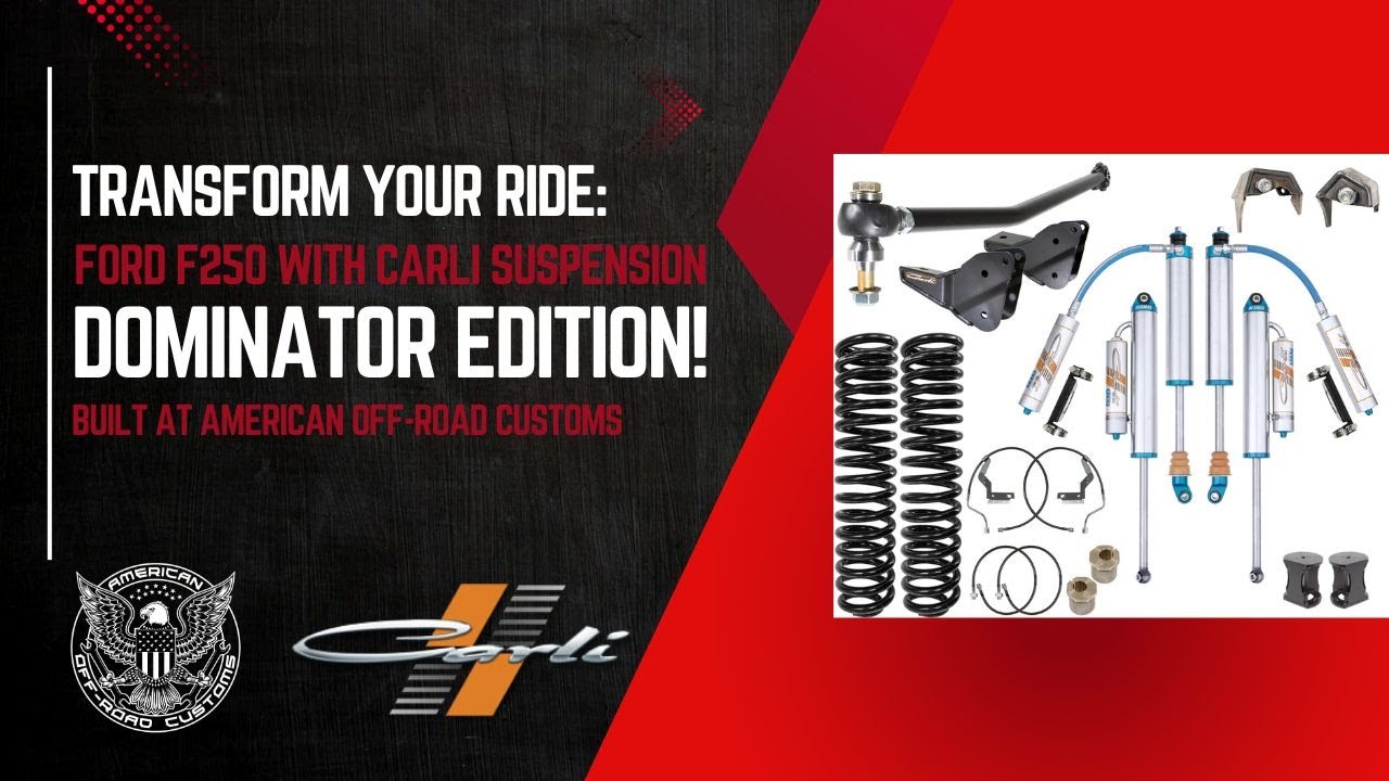 Transform Your Ride: Ford F250 with Carli Suspension Dominator Edition ...