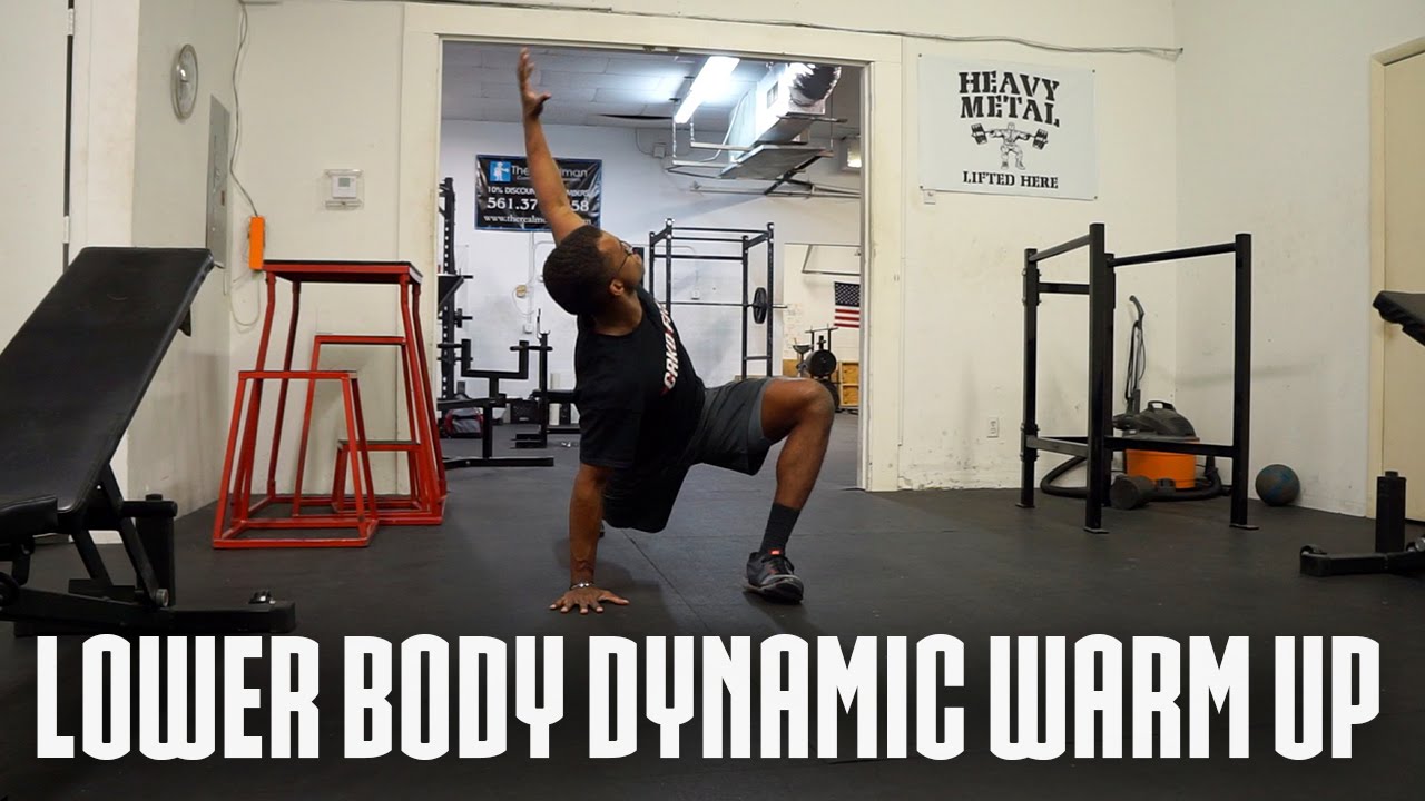 Lower Body Dynamic Warm up/Mobility Routine - YouTube