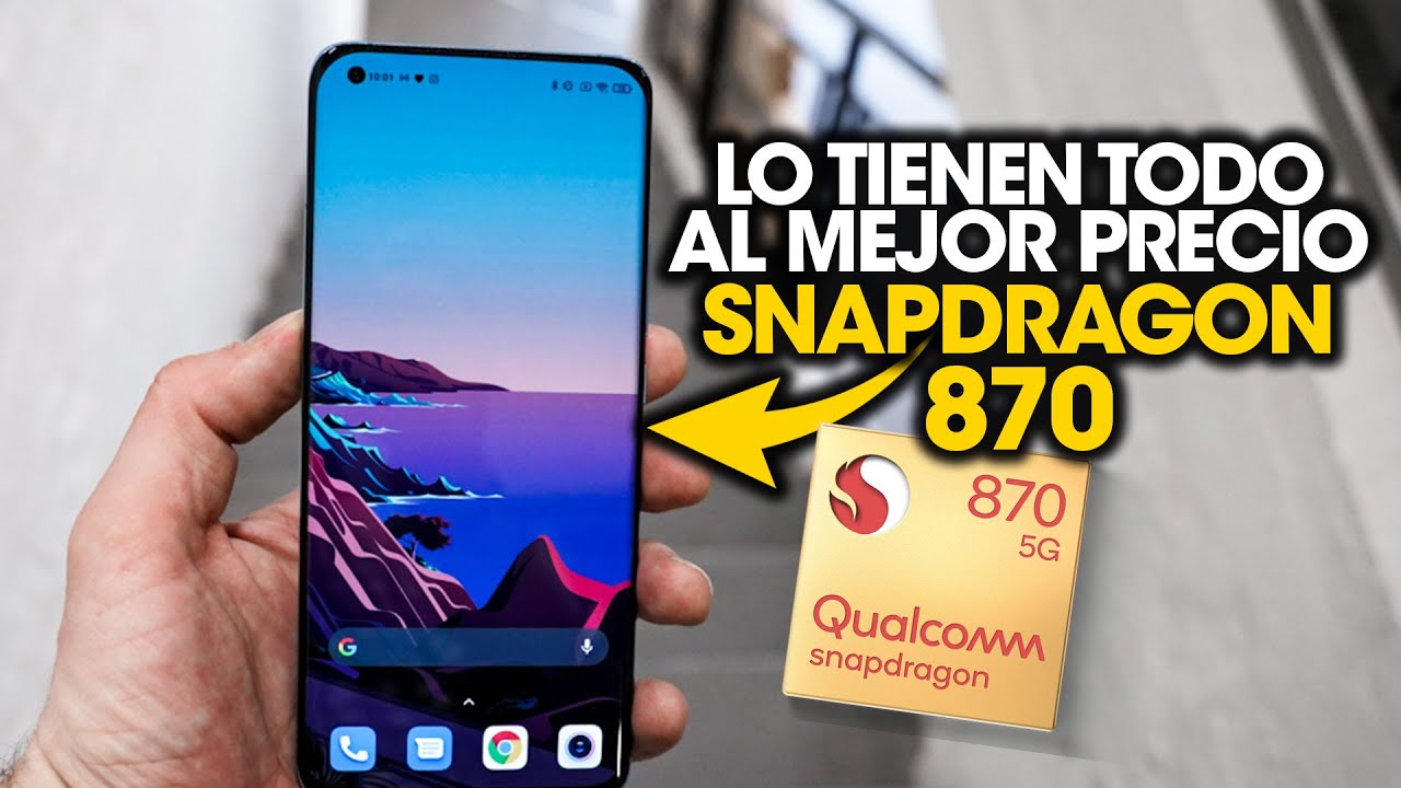 Mejores CELULARES RECIENTES con SNAPDRAGON 870 🔥 (Lo tienen TODO al ...