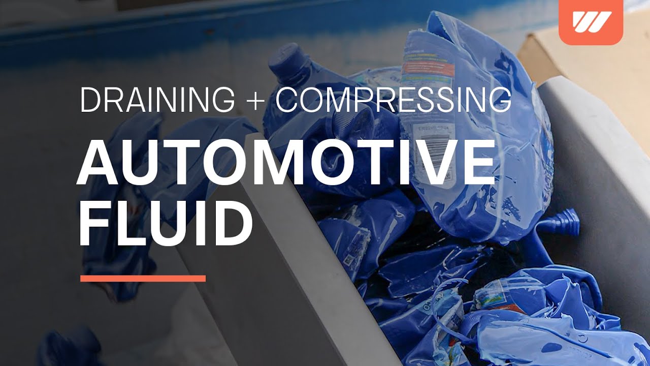 Draining automotive fluid with a E.200 from WEIMA - YouTube