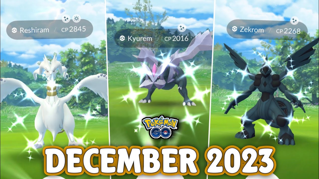 Upcoming December Month Legendary Pokemon in Pokemon Go 2023 | December ...