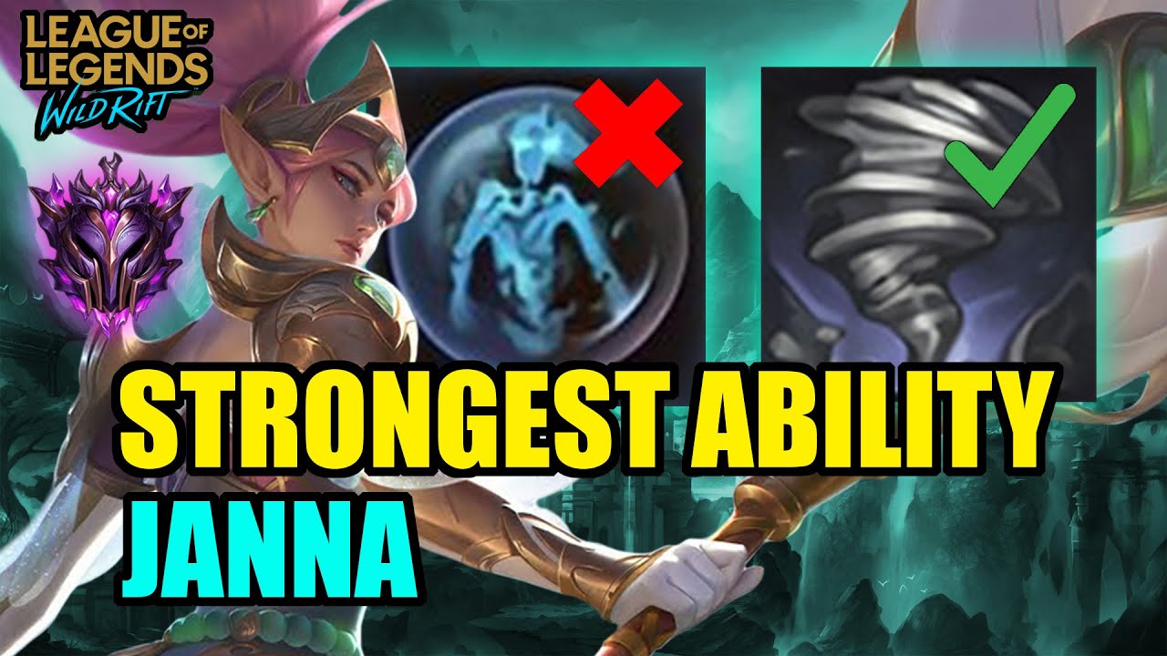 Janna's Shield is NOT Her Strongest Ability! | Wild Rift Support Guide ...