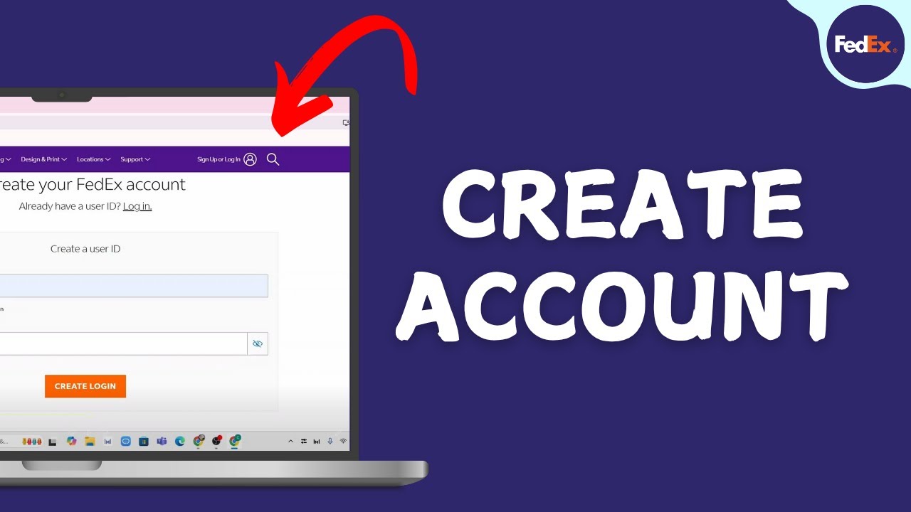 How to Create a FedEx Account - YouTube